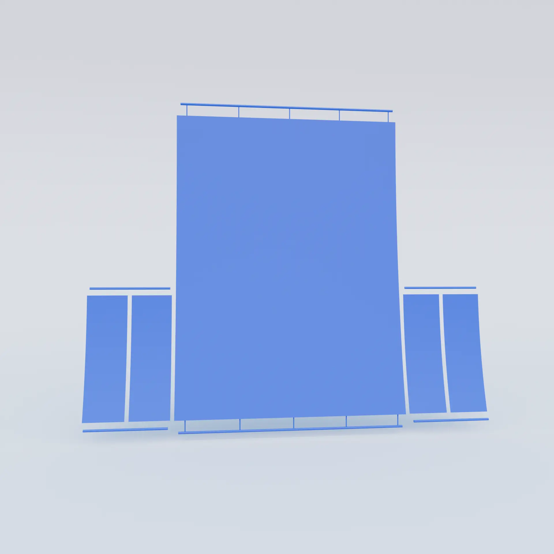 Flags and giant Tifos for fans